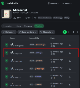 [Minecraft] マイクラでPythonスクリプトを動かしてみよう！(Minescript編) | Infomisc