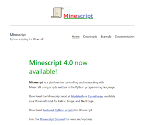 [Minecraft] マイクラでPythonスクリプトを動かしてみよう！（Minescript編） | Infomisc